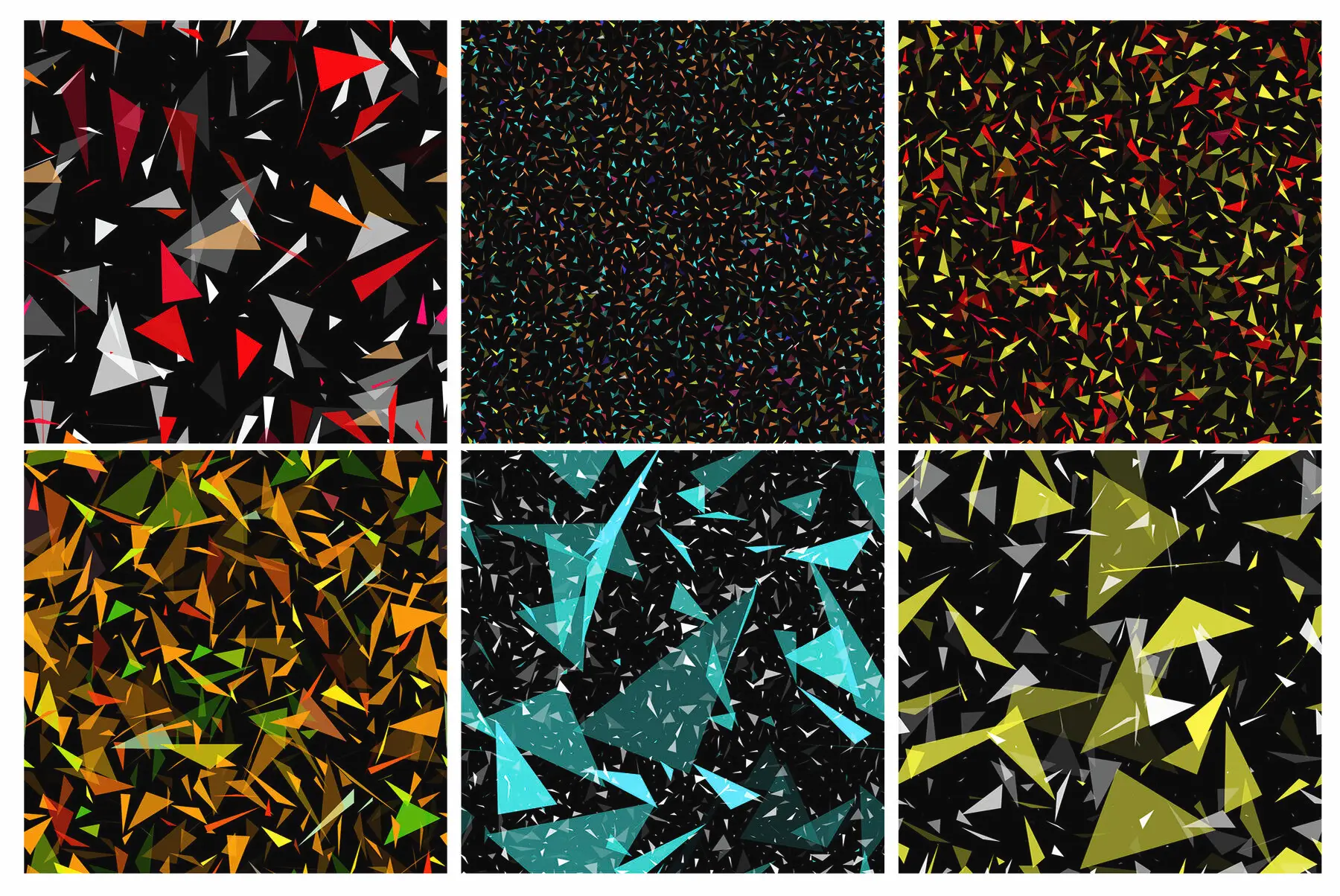 Triangular Patterns Graphics - YouWorkForThem