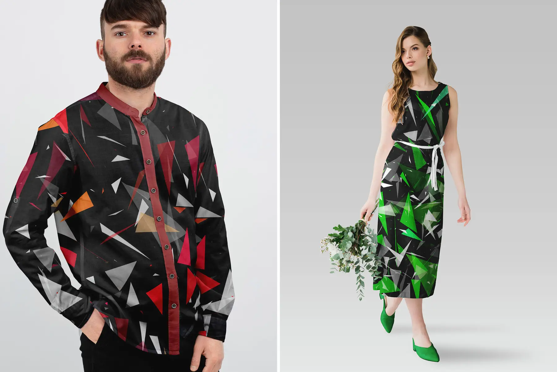 Triangular Patterns Graphics - YouWorkForThem