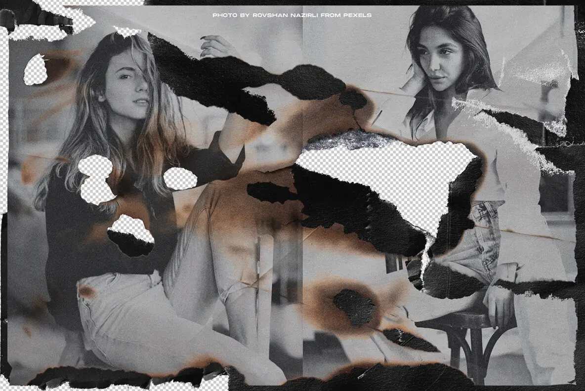 Ripped Paper Textures for Photoshop Graphics - YouWorkForThem