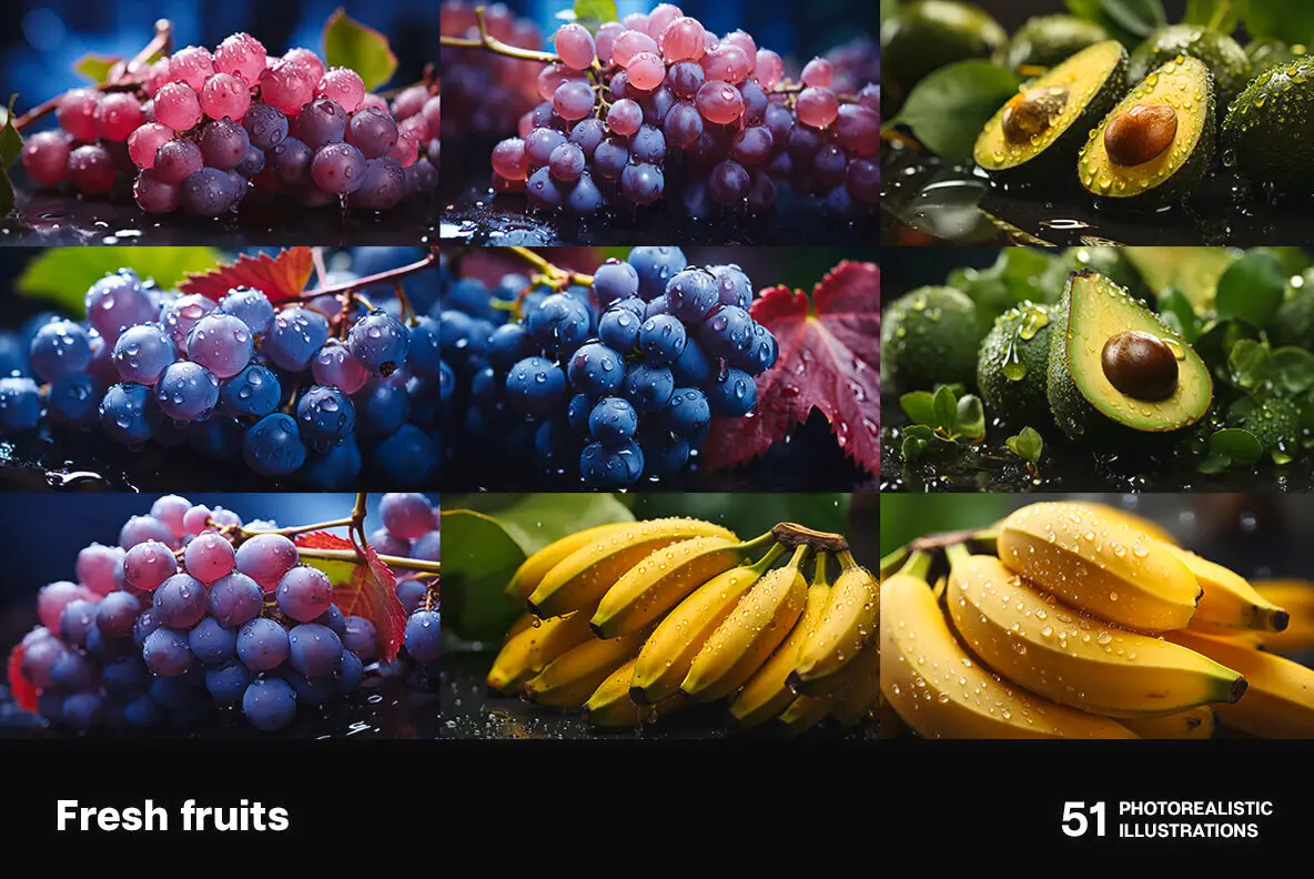 Fresh Fruits Graphics - YouWorkForThem