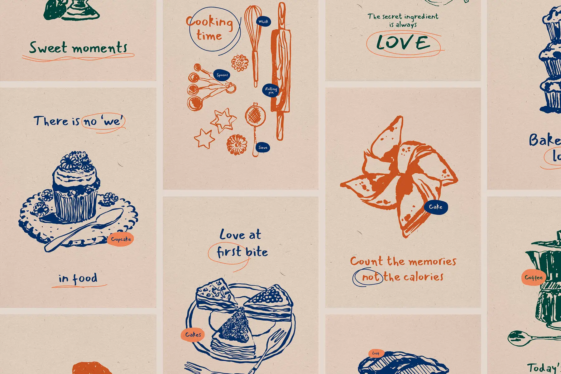 Food Prints Posters Graphics - YouWorkForThem