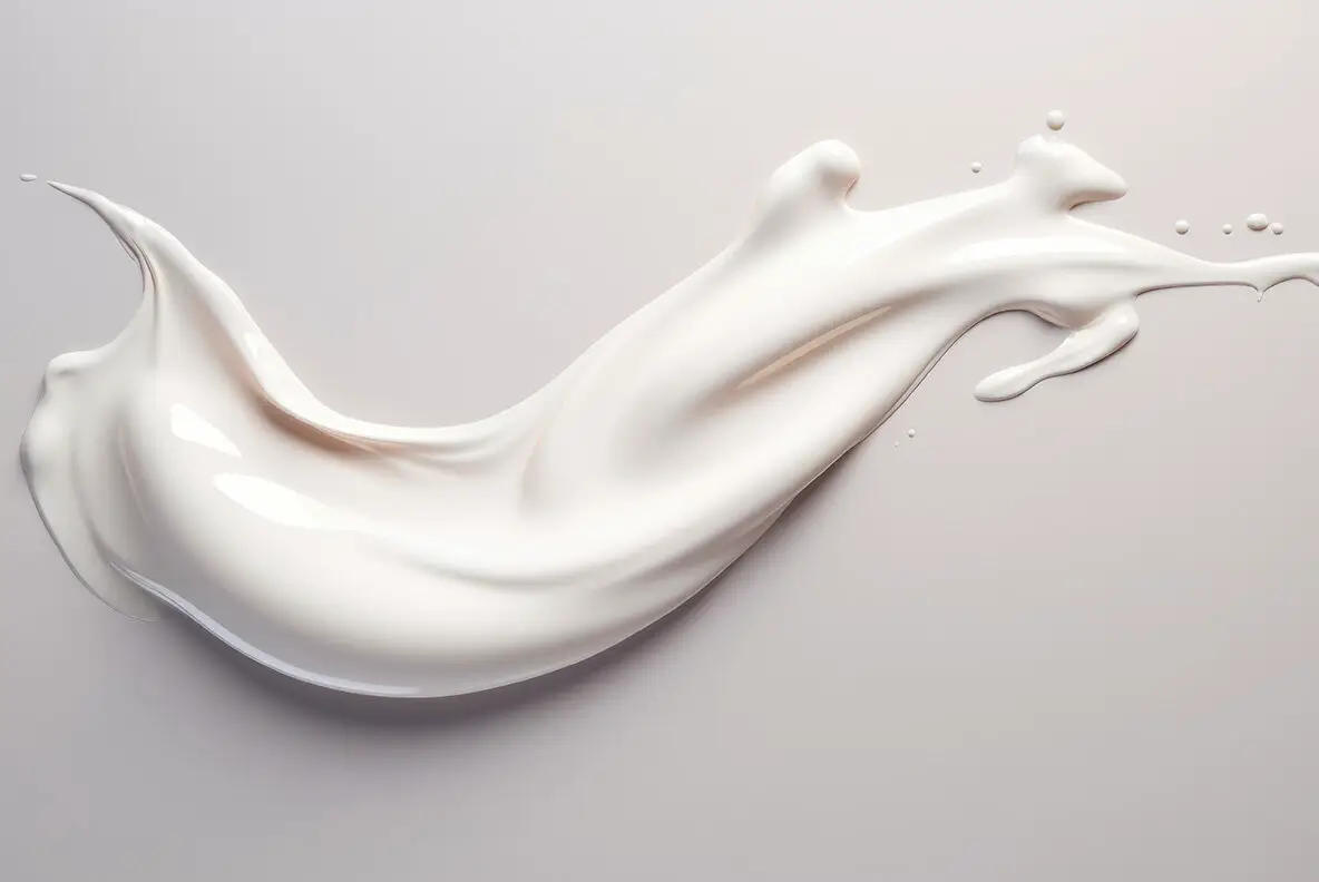 White Viscous Liquid Graphics - YouWorkForThem