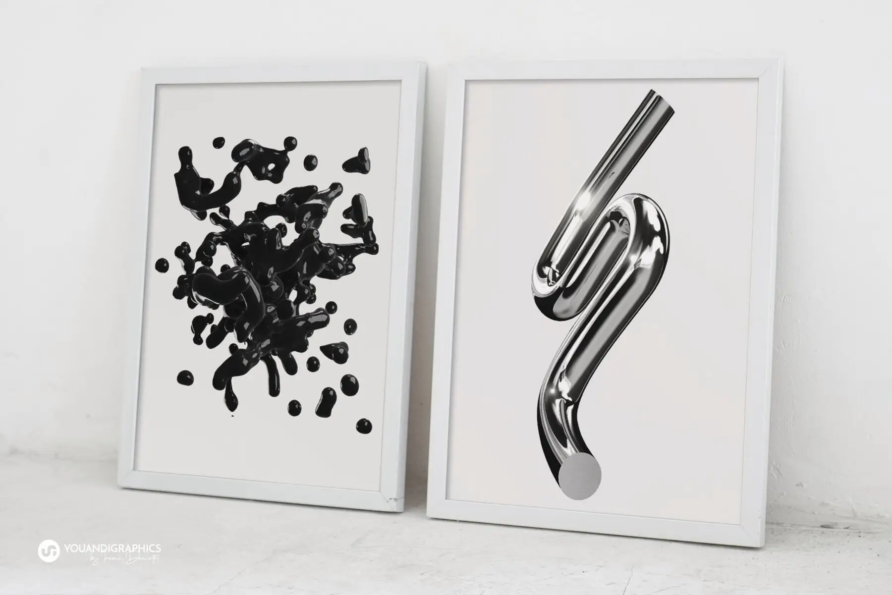 Futuristic Digital Art Prints Graphics - YouWorkForThem