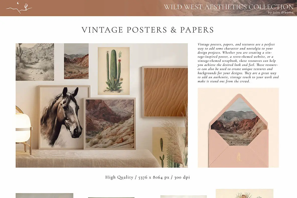 Wild West Watercolor Western Collection Graphics - YouWorkForThem