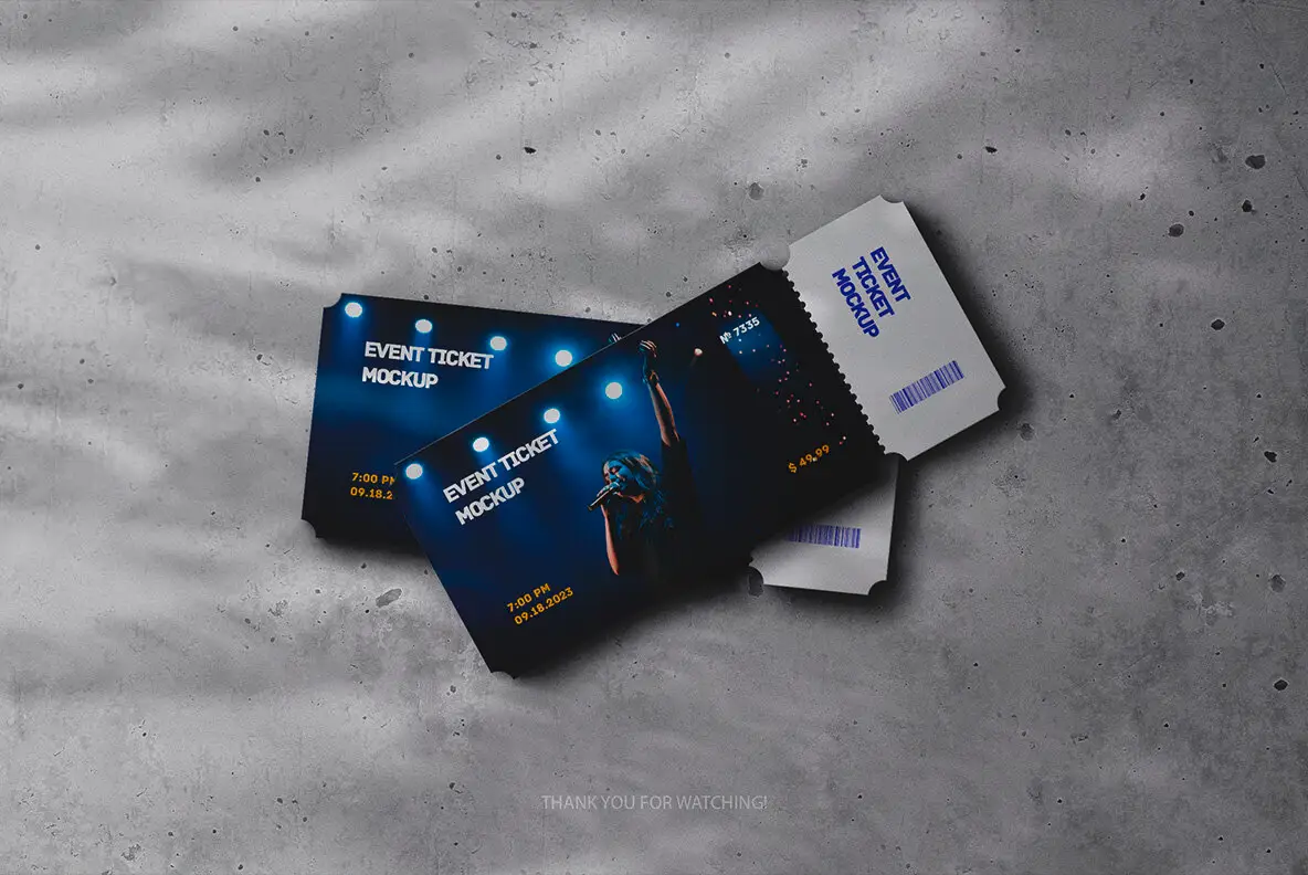 Scene With Two Tickets Graphics - YouWorkForThem