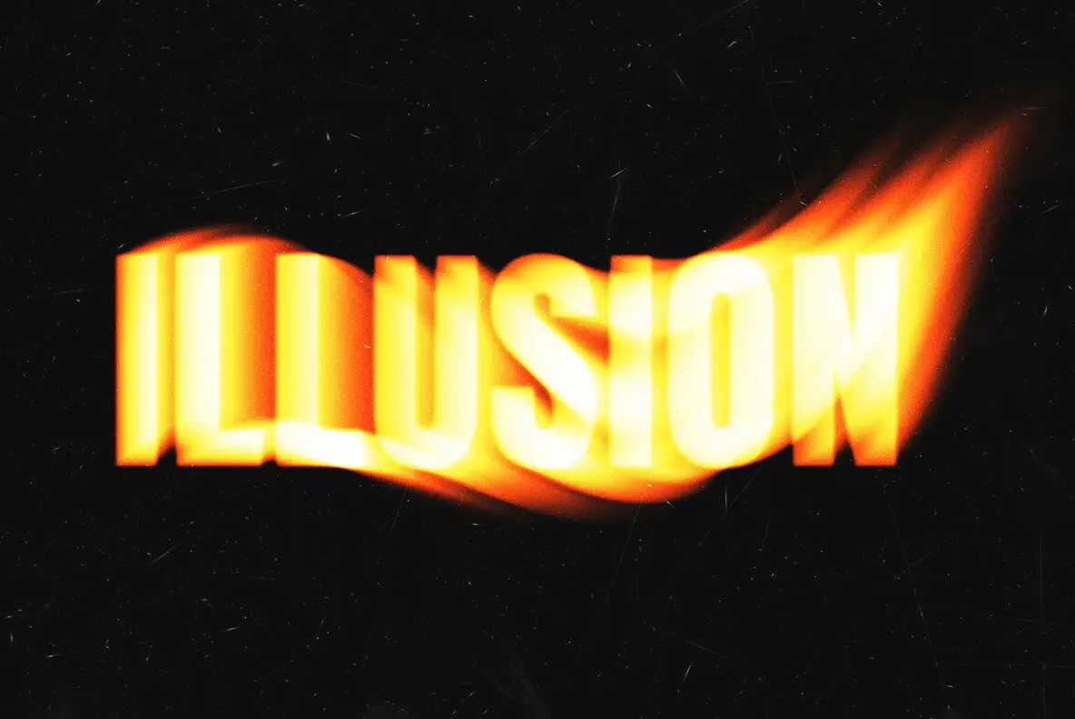 Melting Illusion Text Effect - YouWorkForThem