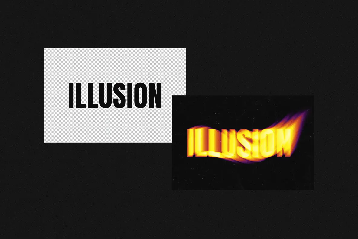 Melting Illusion Text Effect - YouWorkForThem