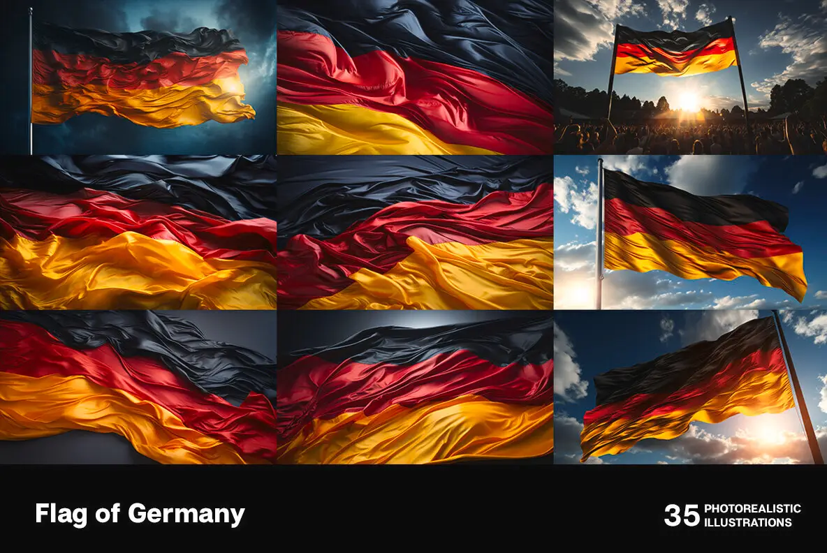 Flags of Germany Graphics - YouWorkForThem