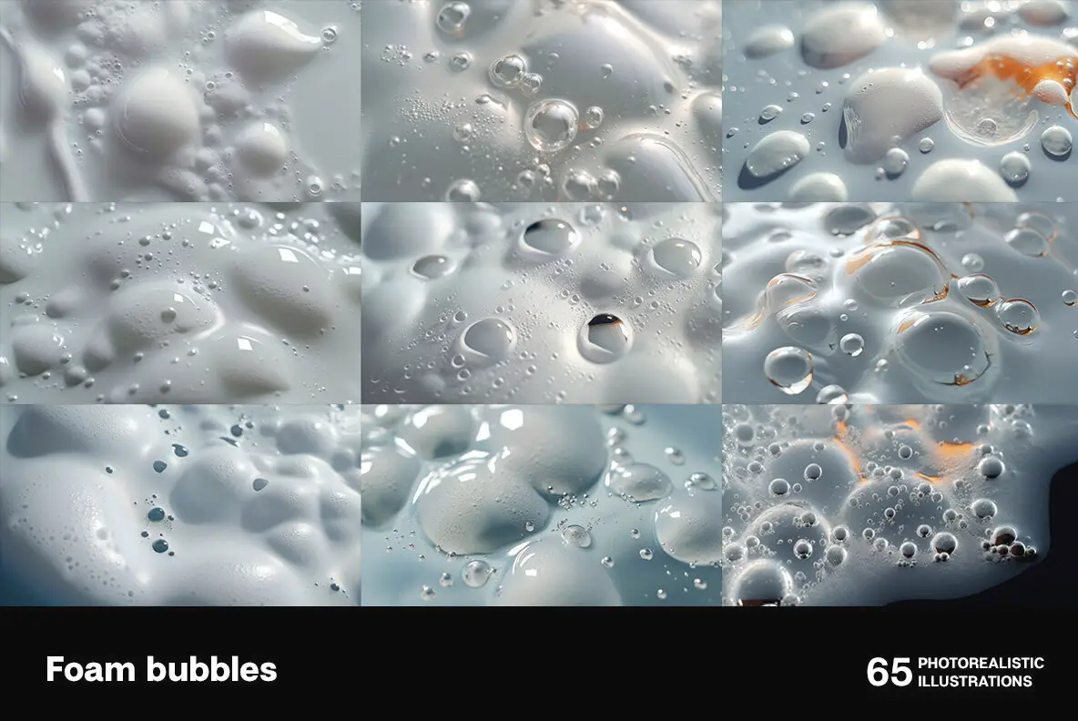 Foam bubbles Graphics - YouWorkForThem