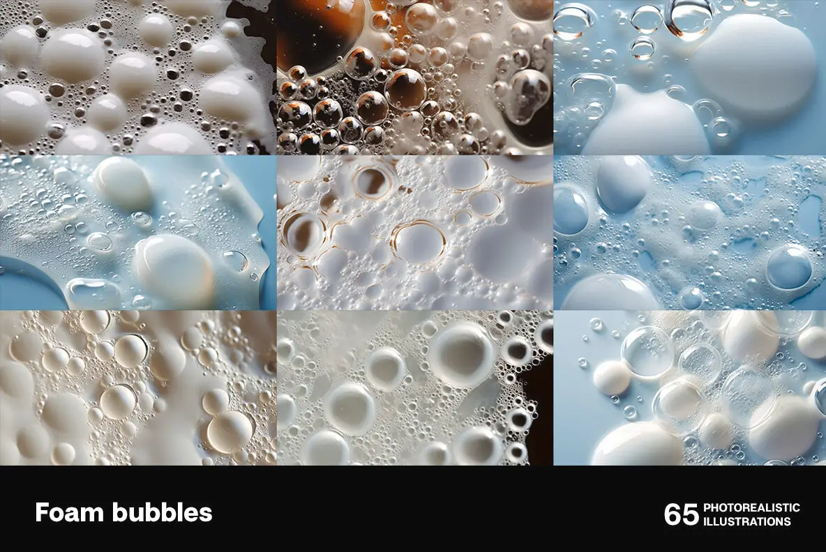 Foam bubbles Graphics - YouWorkForThem