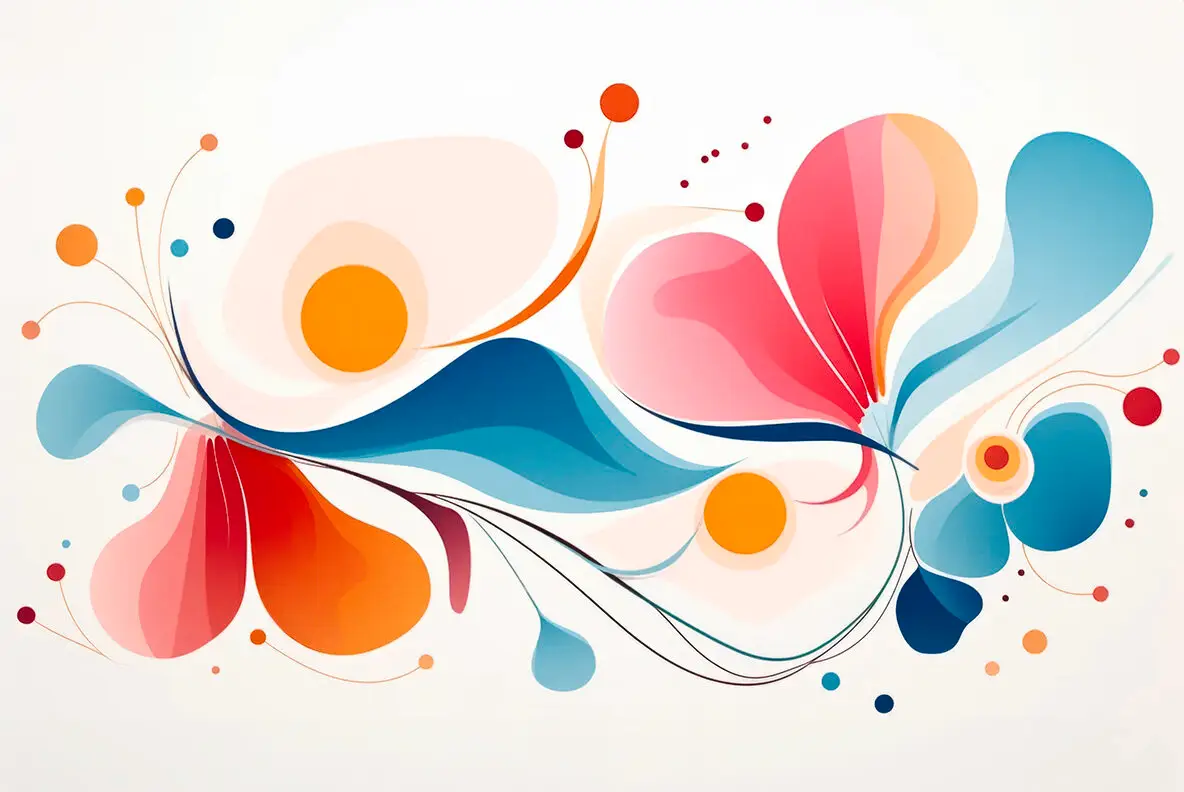 Organic shapes Graphics - YouWorkForThem