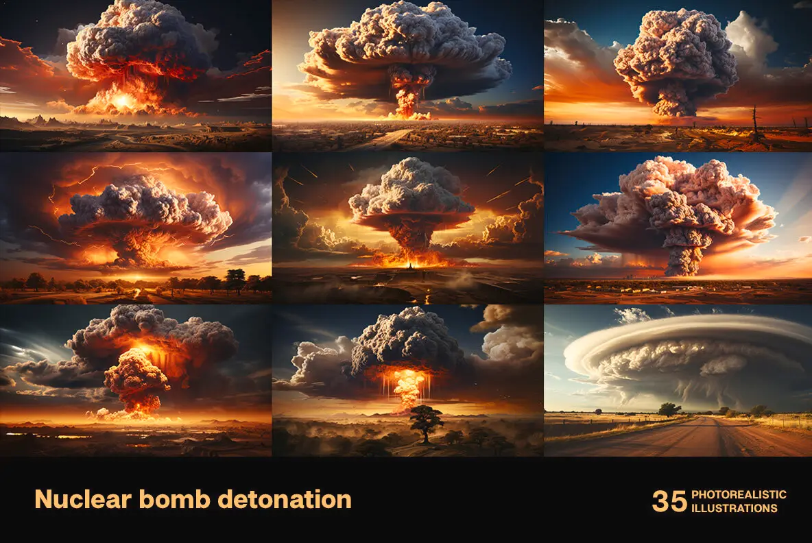 Nuclear Bomb Detonation Graphics - YouWorkForThem