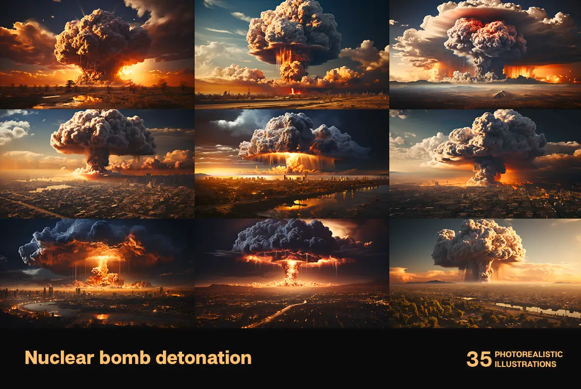 Nuclear Bomb Detonation Graphics - YouWorkForThem
