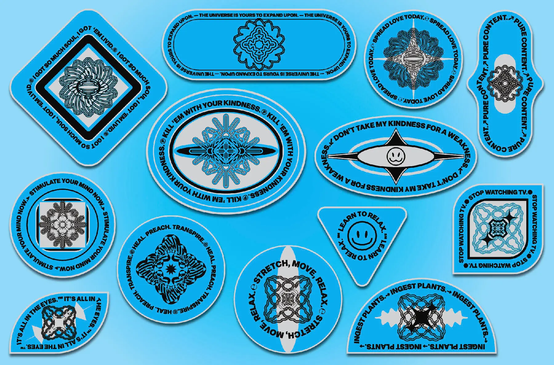 Label Stickers Vol.1 Graphics - YouWorkForThem