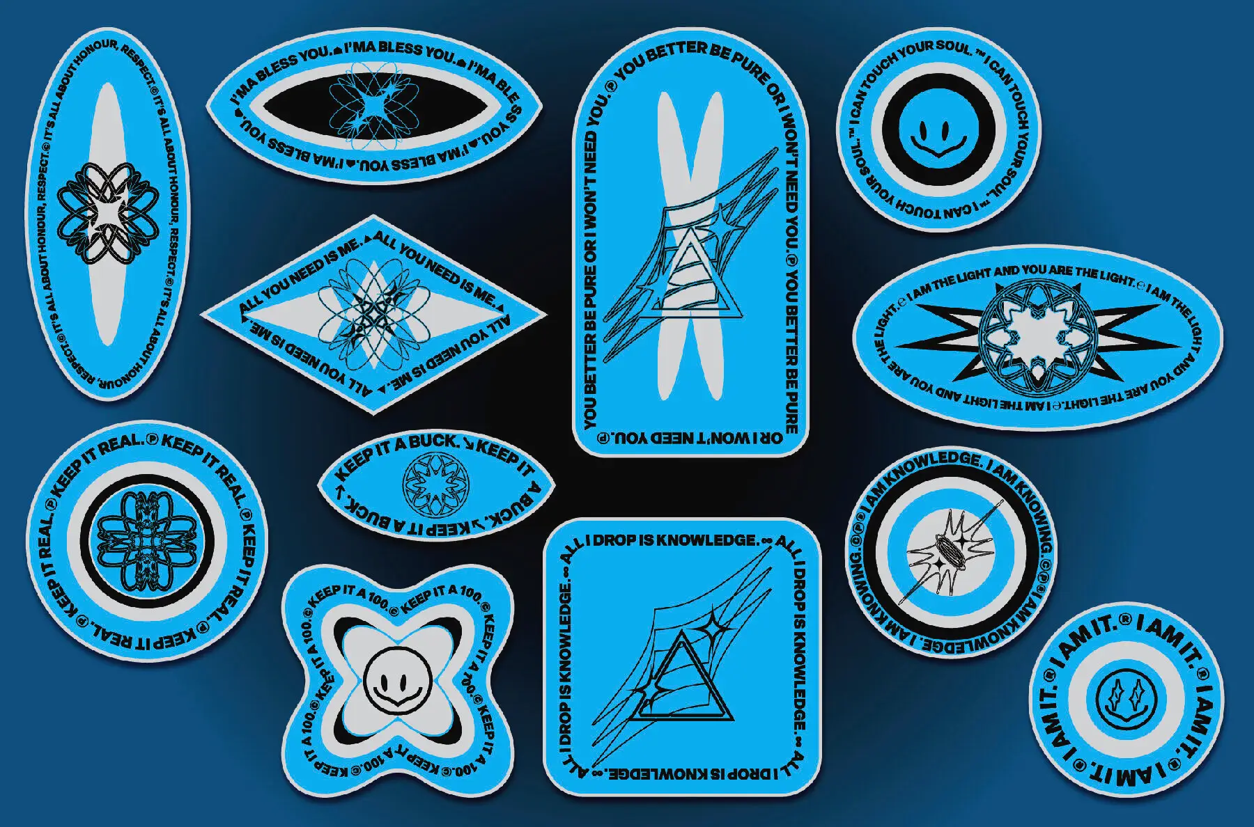 Label Stickers Vol.1 Graphics - YouWorkForThem