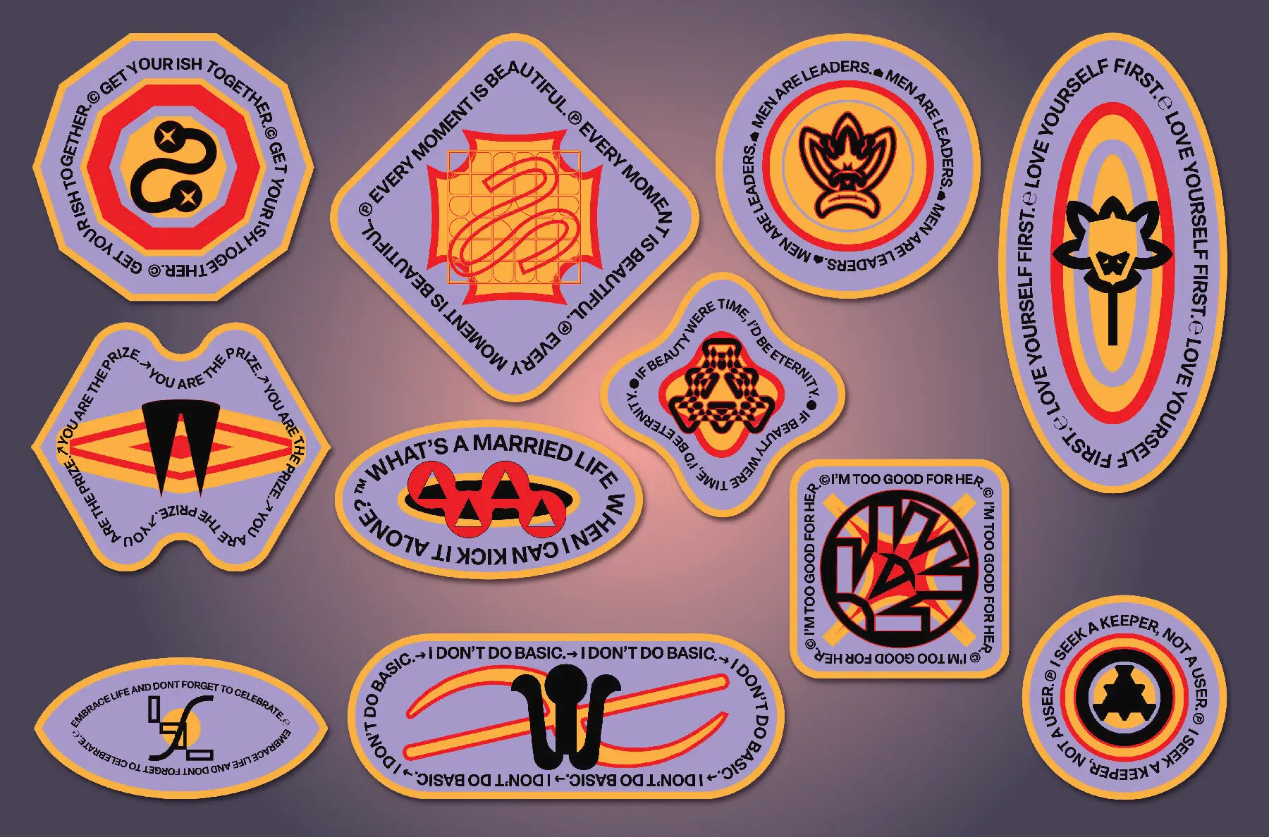 Label Stickers Vol.2 Objects - YouWorkForThem