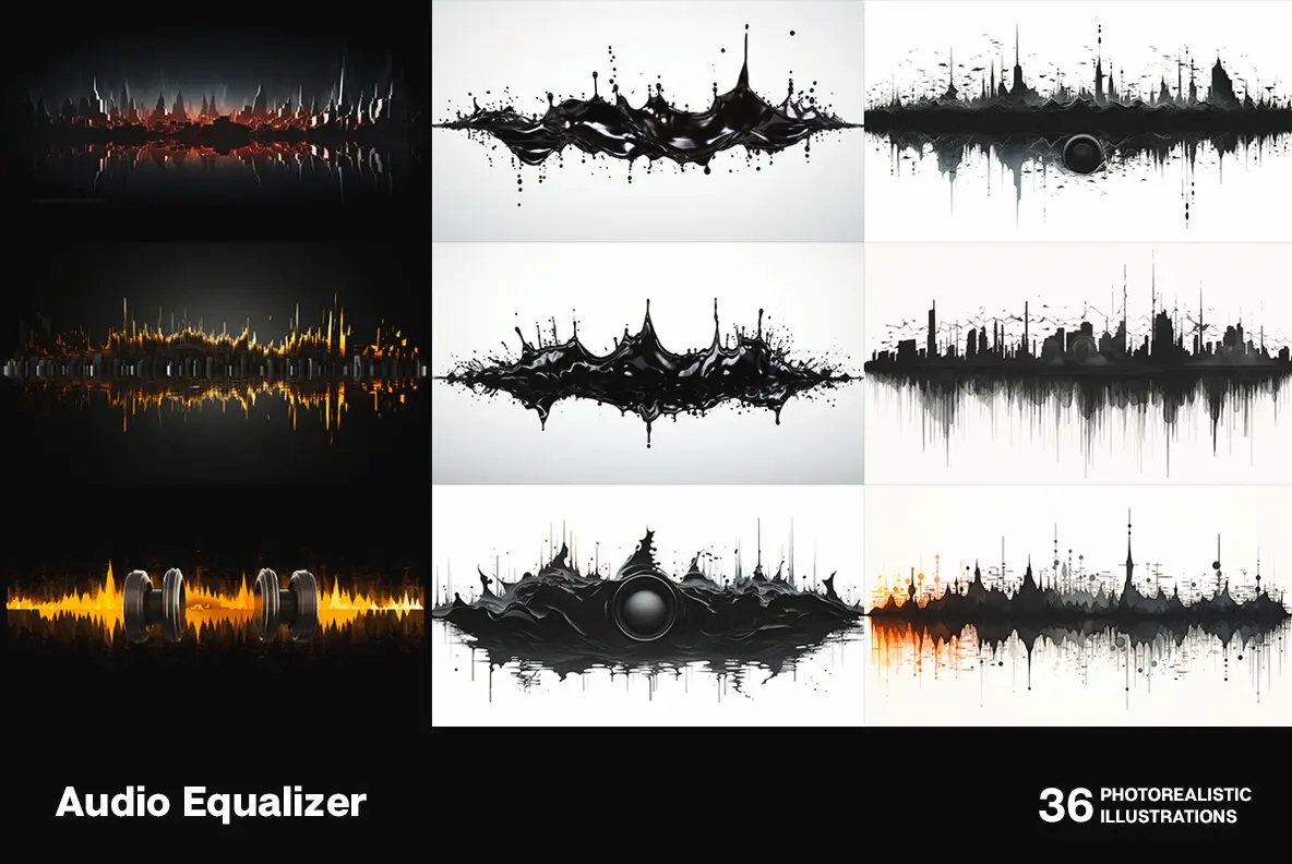 Audio Equalizer Graphics - YouWorkForThem