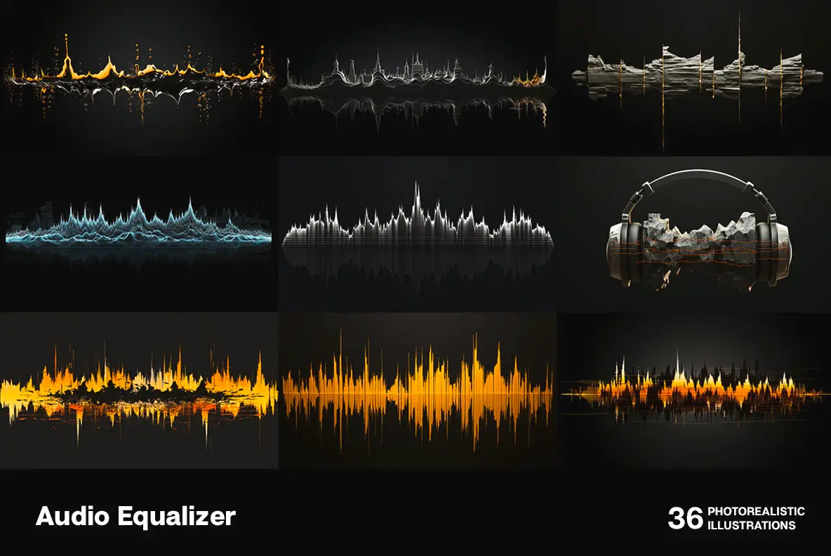 Audio Equalizer Graphics - YouWorkForThem