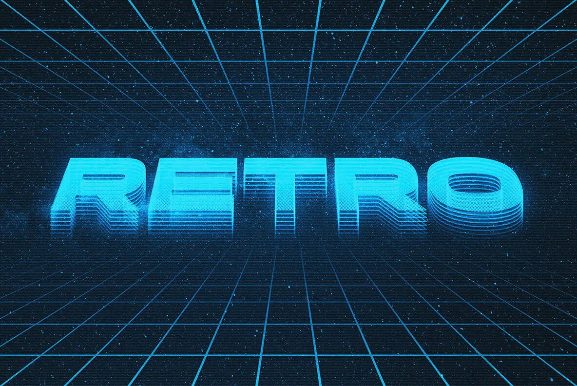 Retro Arcade Text Effect - YouWorkForThem