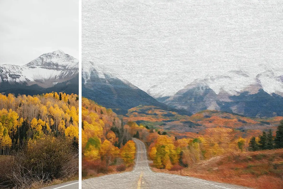 Oil Canvas Photo Effect - YouWorkForThem