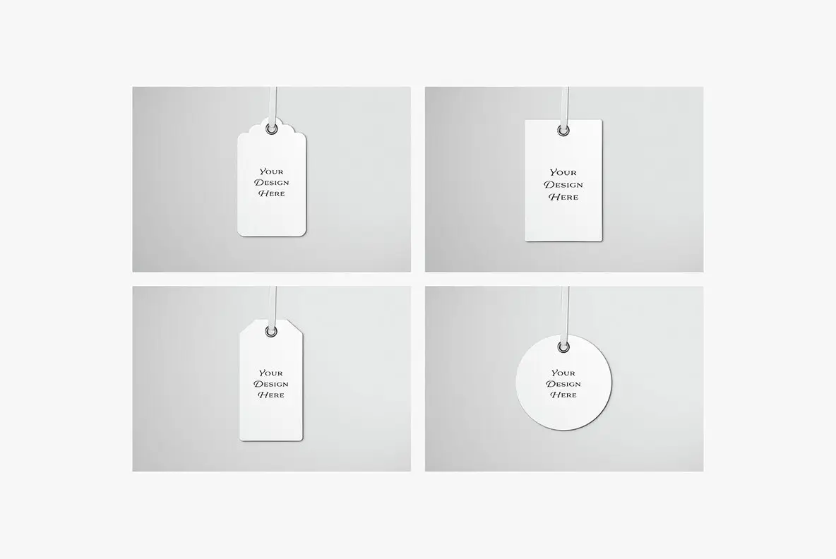 Apparel Tag Labels Logo Mockups Mockups - YouWorkForThem