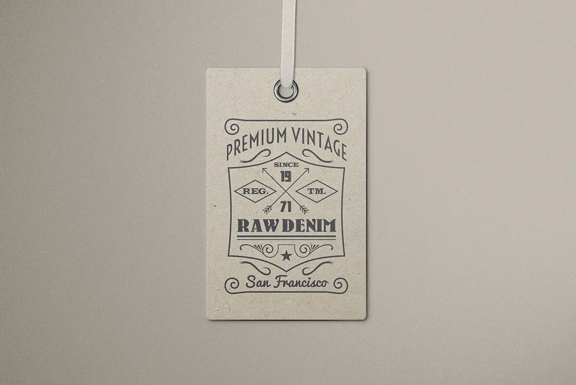 Apparel Tag Labels Logo Mockups Mockups - YouWorkForThem
