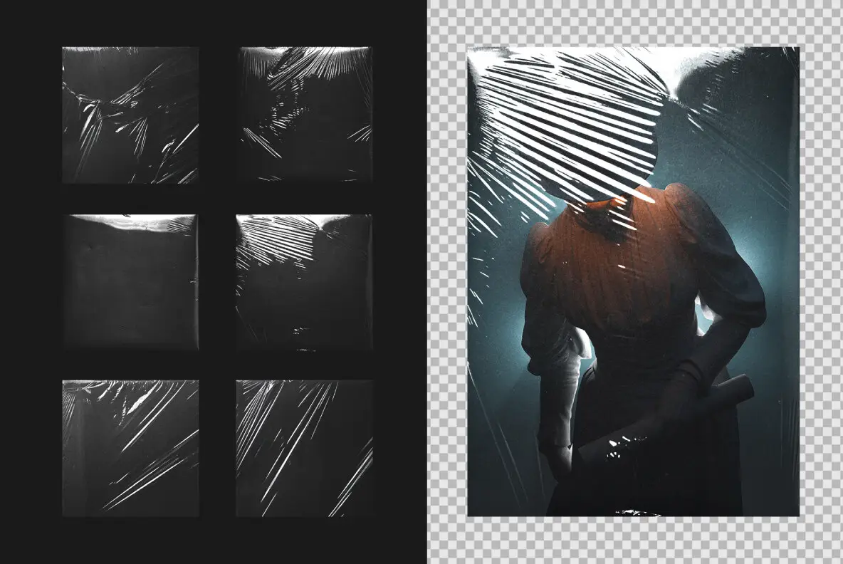 Plastic Wrap Textures Graphics - YouWorkForThem