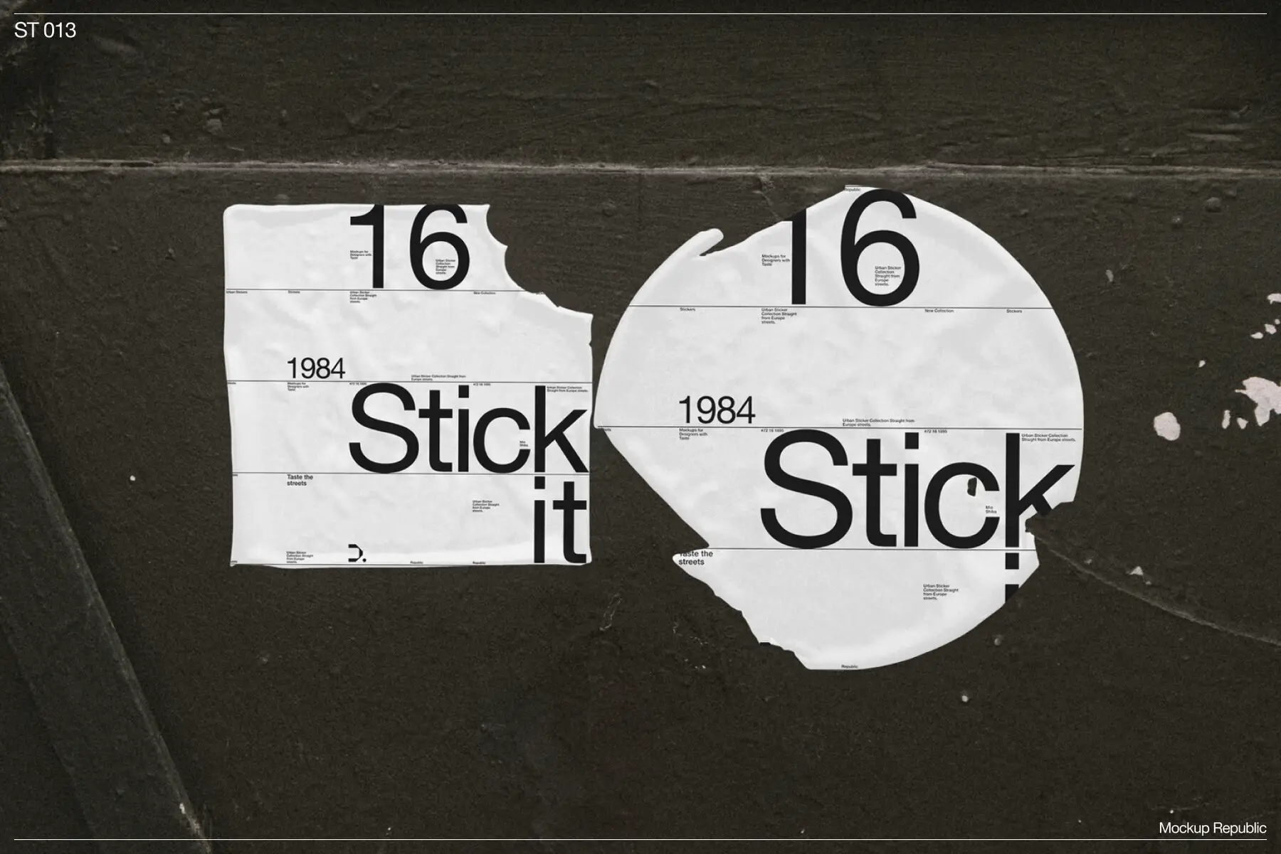 Sticker Mockup 013 Graphics - YouWorkForThem
