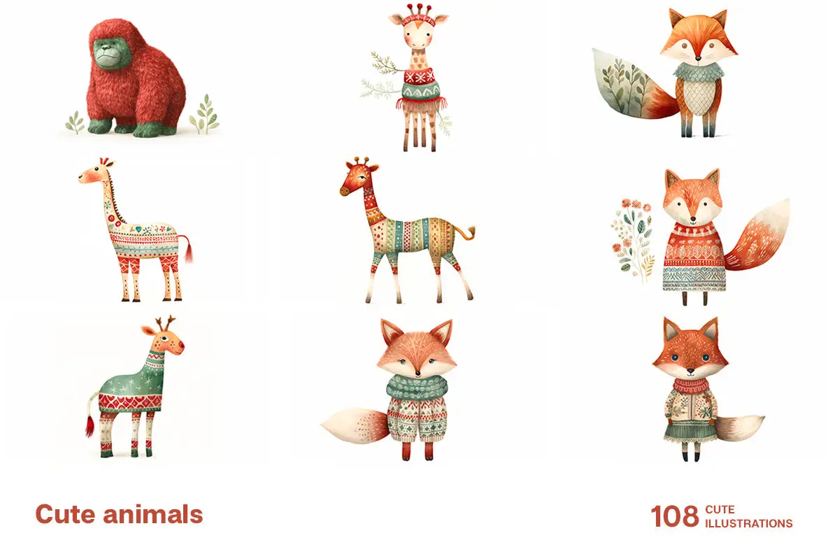 Cute Animals Graphics - YouWorkForThem