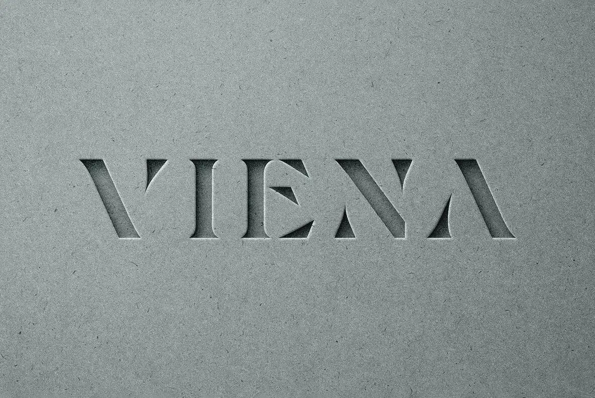 Paper Cutout Effect Logo Mockup Graphics - YouWorkForThem