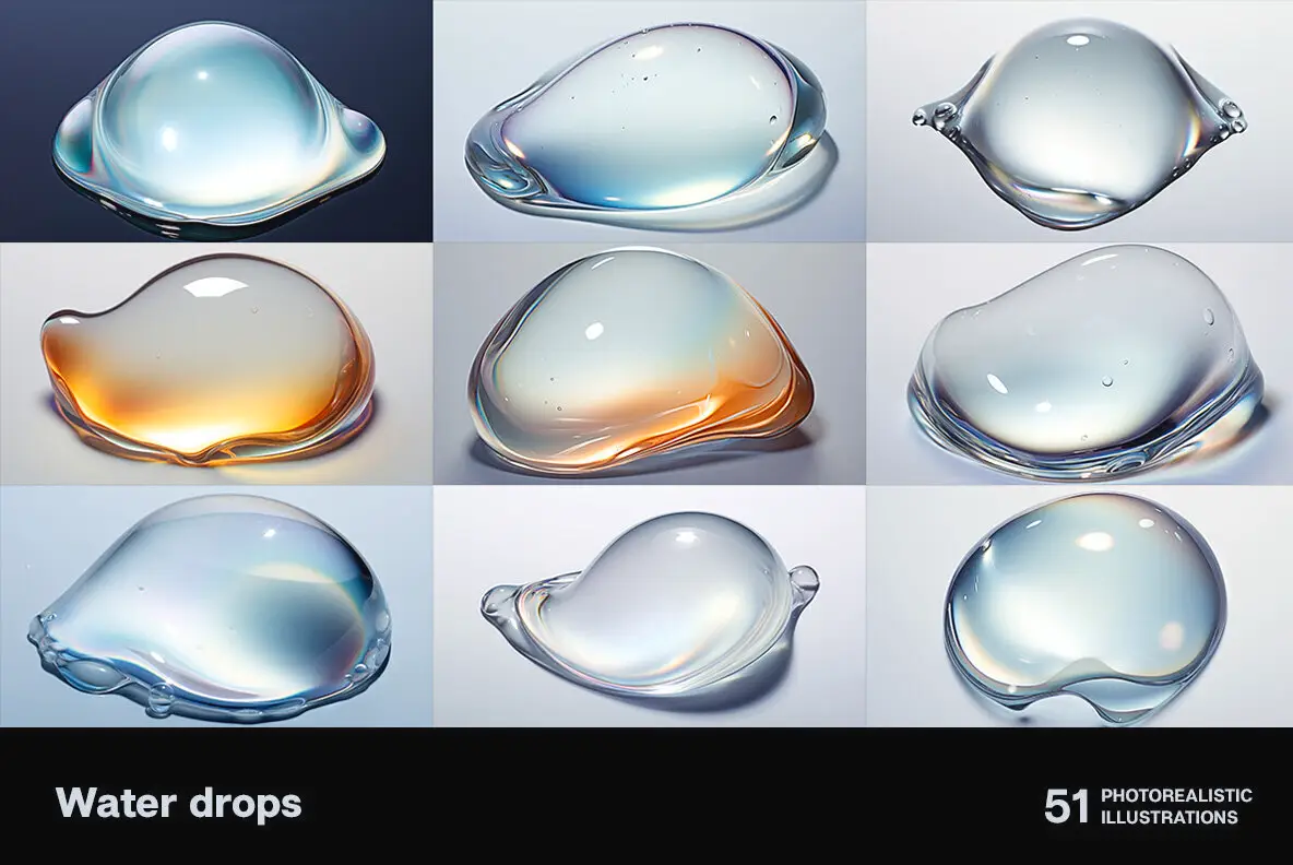 Water Drops Graphics - YouWorkForThem