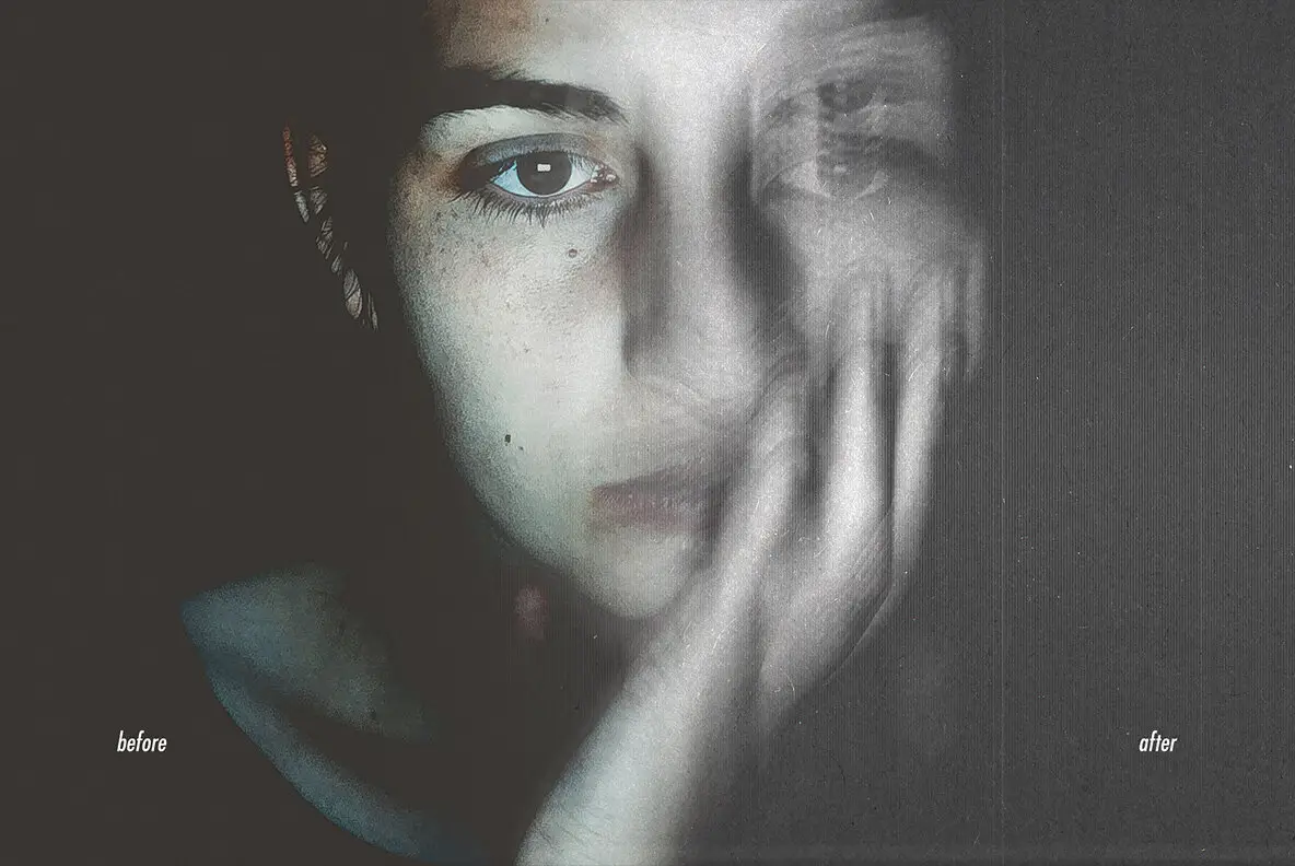 Psycho Disturbed Portrait Photo Effect - YouWorkForThem