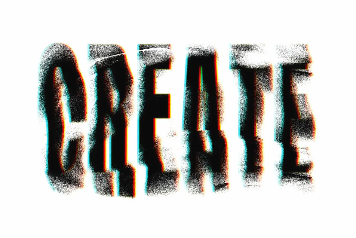 Displacement Text Effect - YouWorkForThem