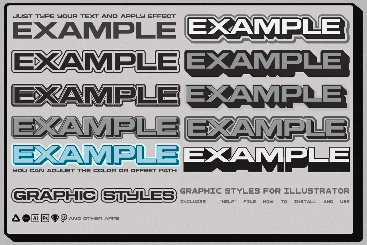 Y2K Toolkit - Vector Shapes, Bitmap, Text Effect Graphics - YouWorkForThem