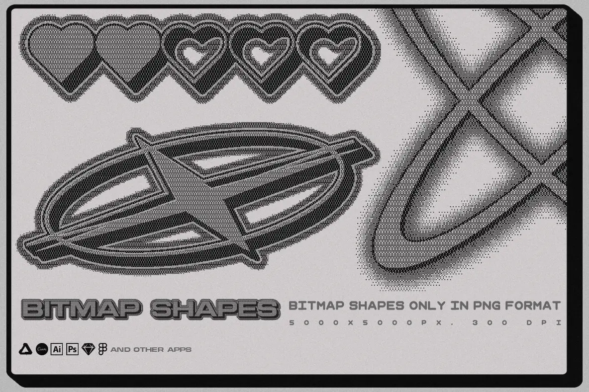 Y2K Toolkit - Vector Shapes, Bitmap, Text Effect Graphics - YouWorkForThem