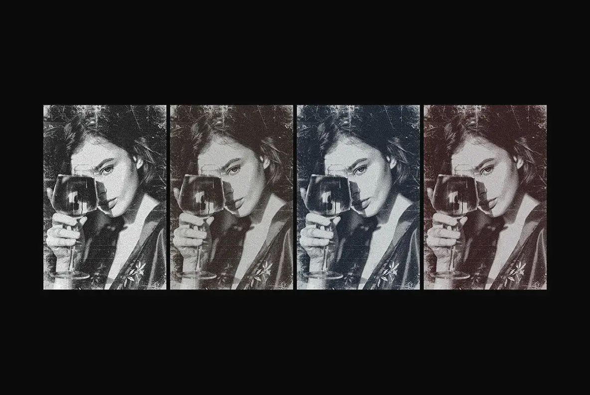 Vintage Grain Photo Effect - YouWorkForThem