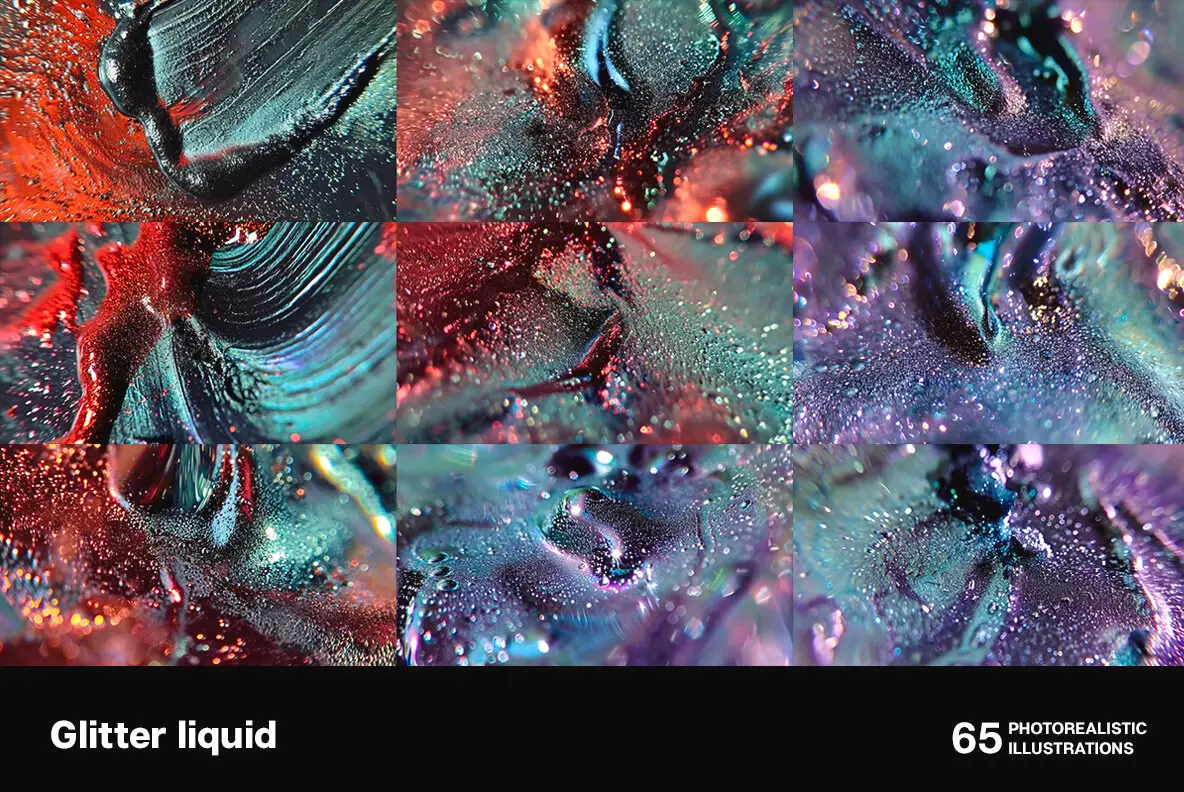 Glitter liquid Graphics - YouWorkForThem