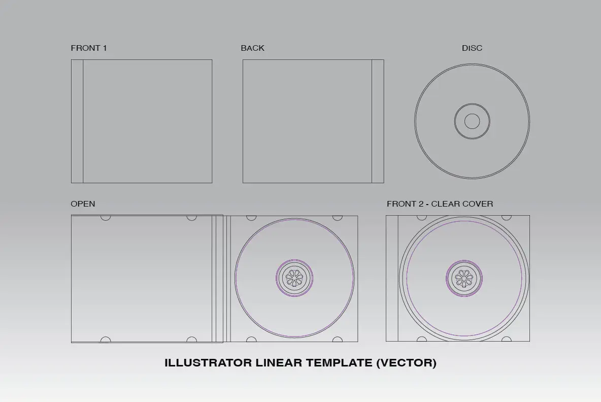 CD Jewel Case Mockup Graphics - YouWorkForThem