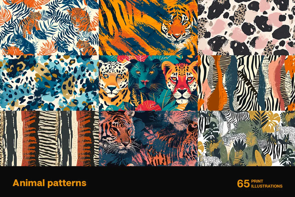 Animal patterns Graphics - YouWorkForThem