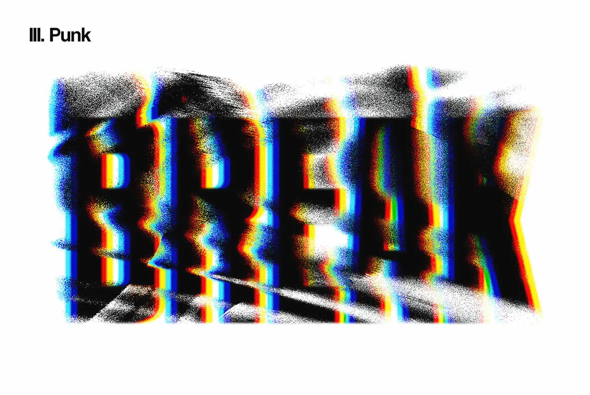 Glitch Distortion Text Effects Collection - YouWorkForThem