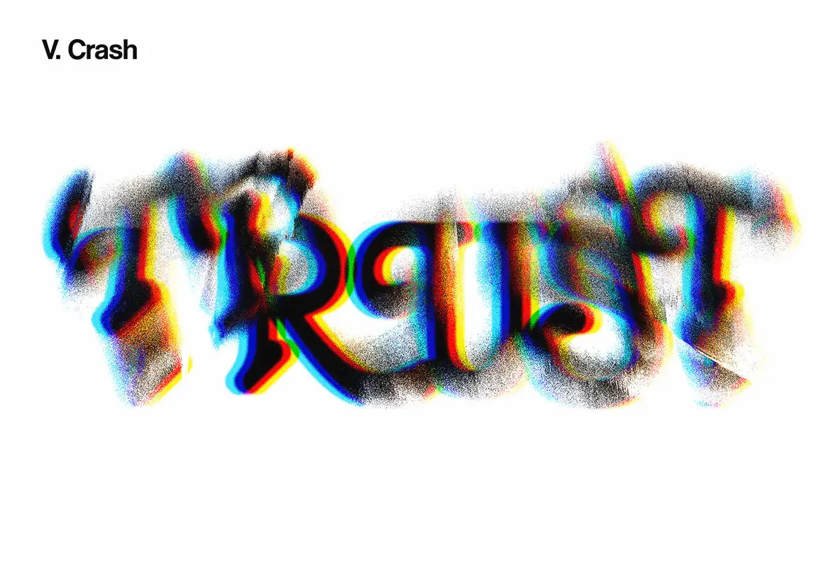 Glitch Distortion Text Effects Collection - YouWorkForThem