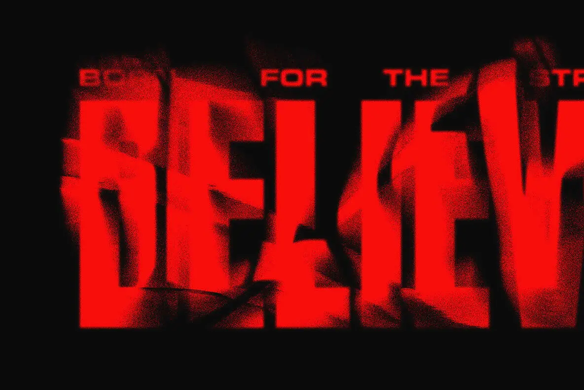 Glitch Distortion Text Effects Collection - YouWorkForThem