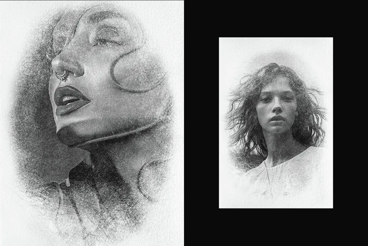 Pencil Drawing Photo Effect - YouWorkForThem