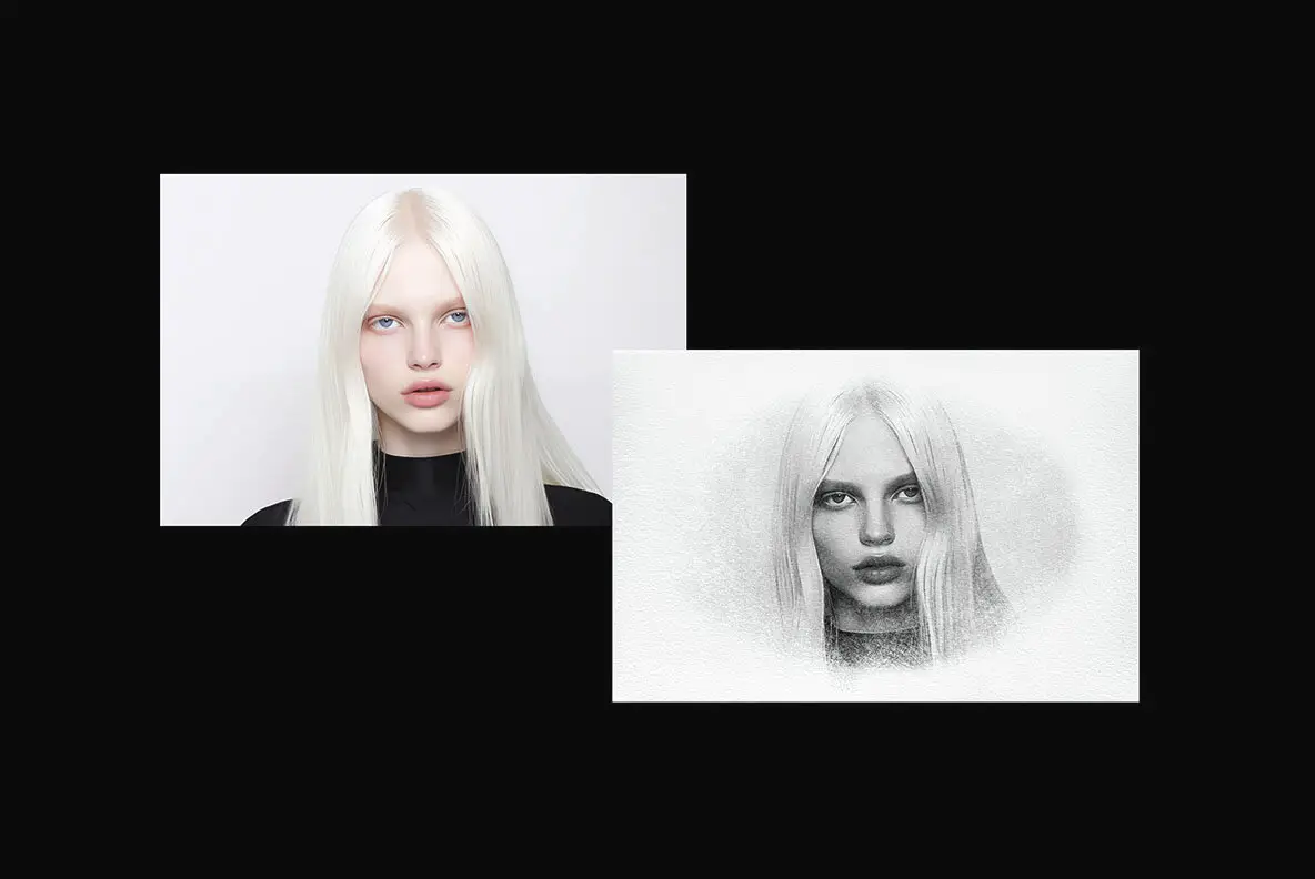 Pencil Drawing Photo Effect - YouWorkForThem