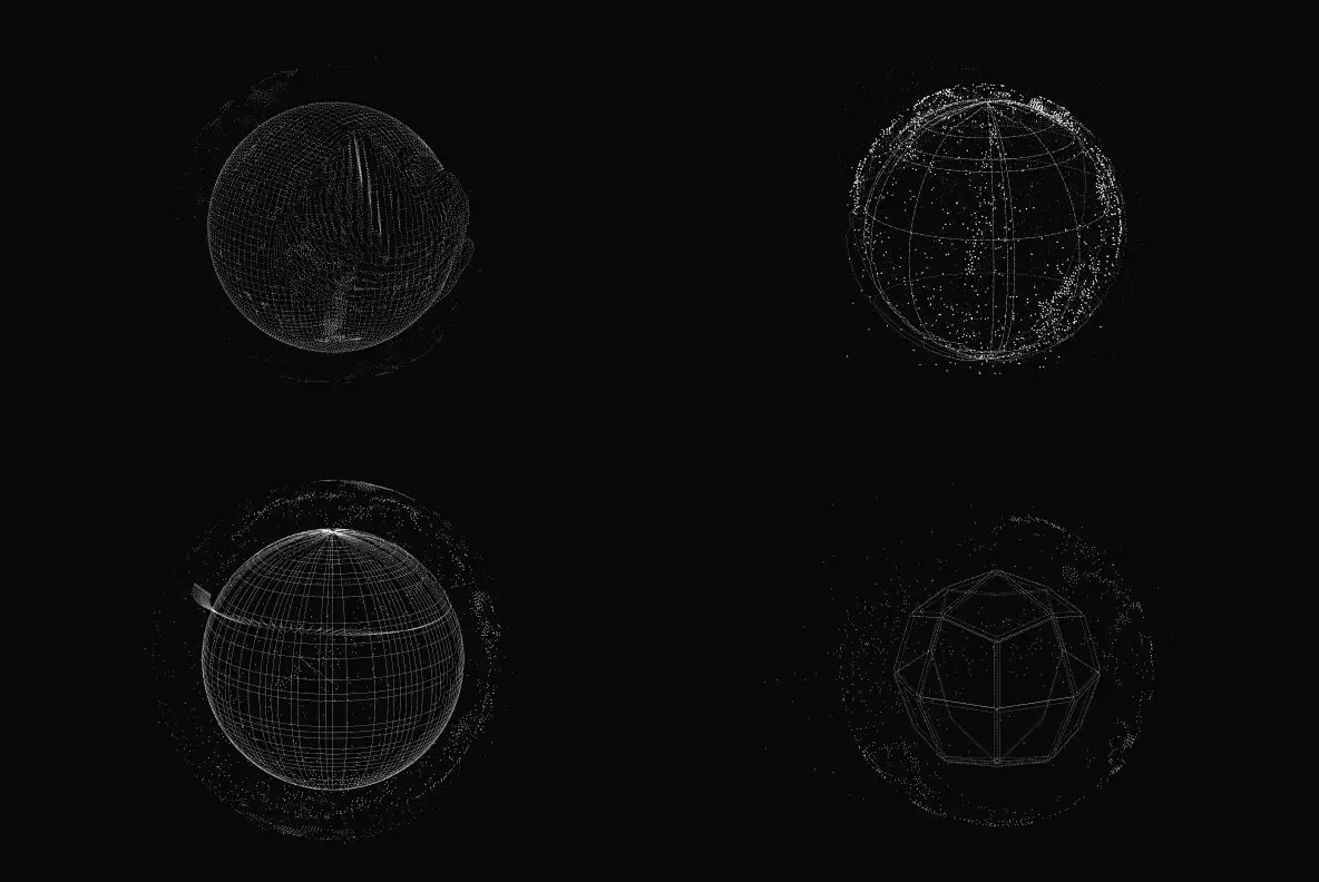 Geo Spheres Vector Pack Abstract - YouWorkForThem