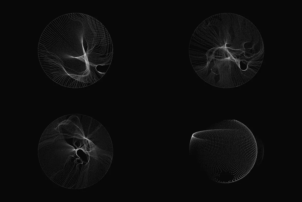 Geo Spheres Vector Pack Abstract - YouWorkForThem