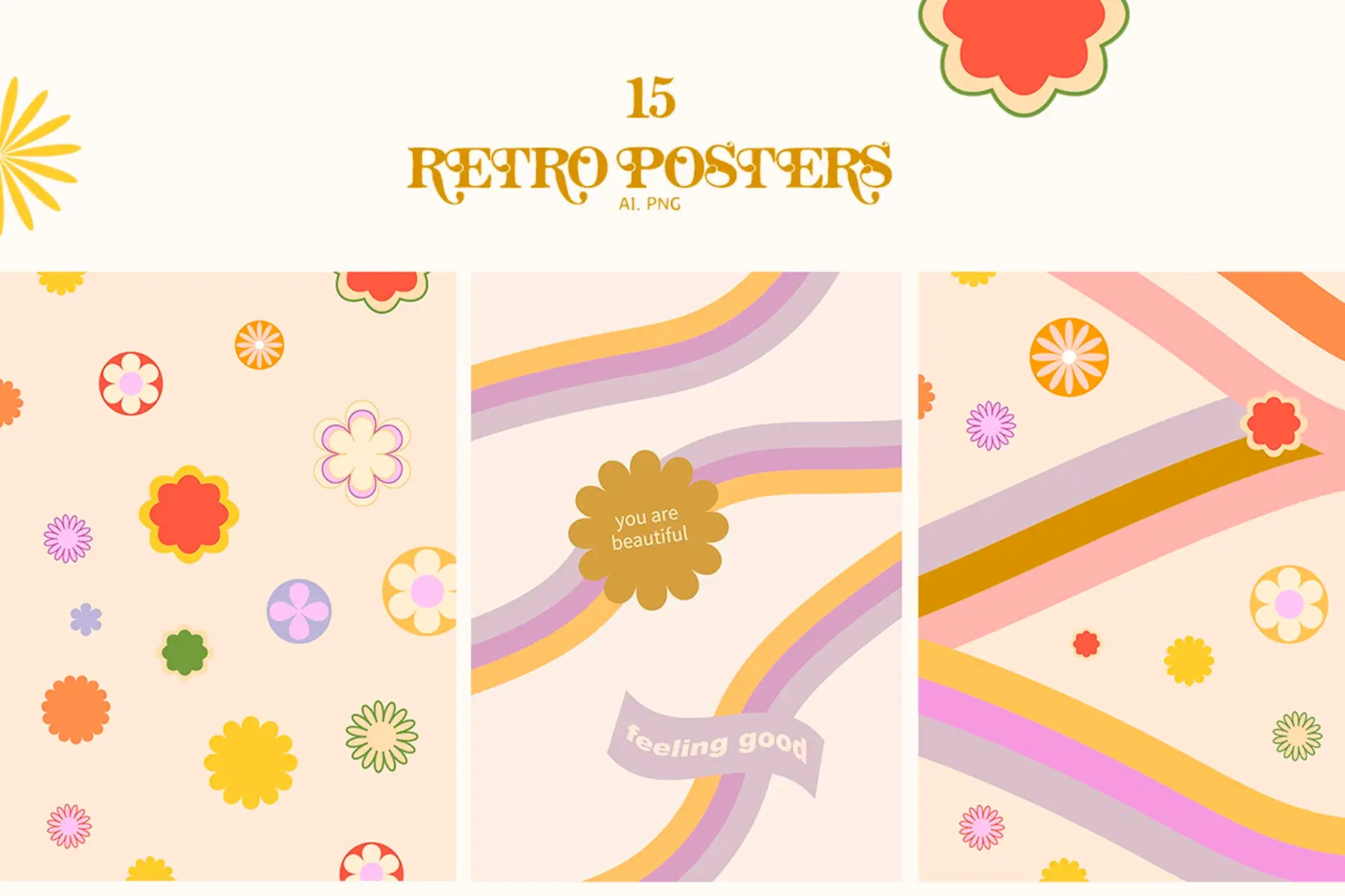 Retro Collection Bang-Bang 139 Illustrations - YouWorkForThem