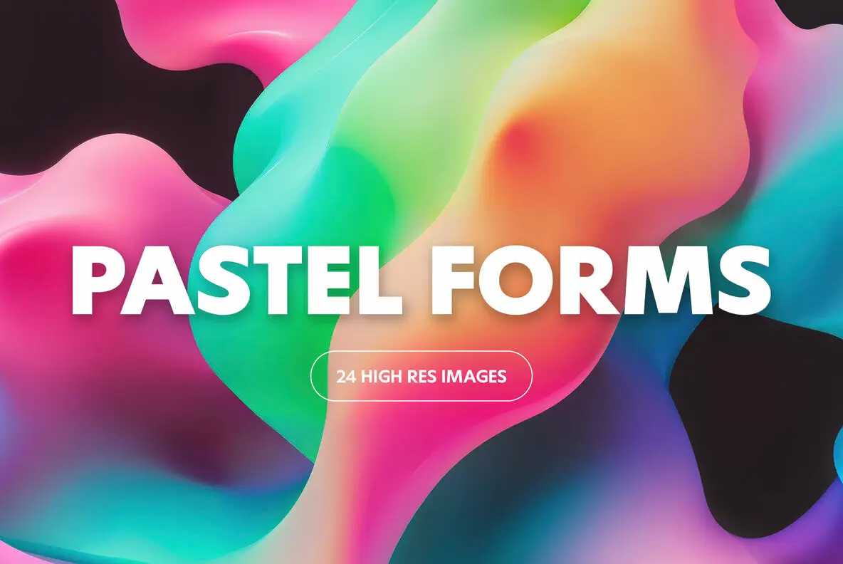 Pastel Forms: Serene and Mindful Design Image Collection - YouWorkForThem