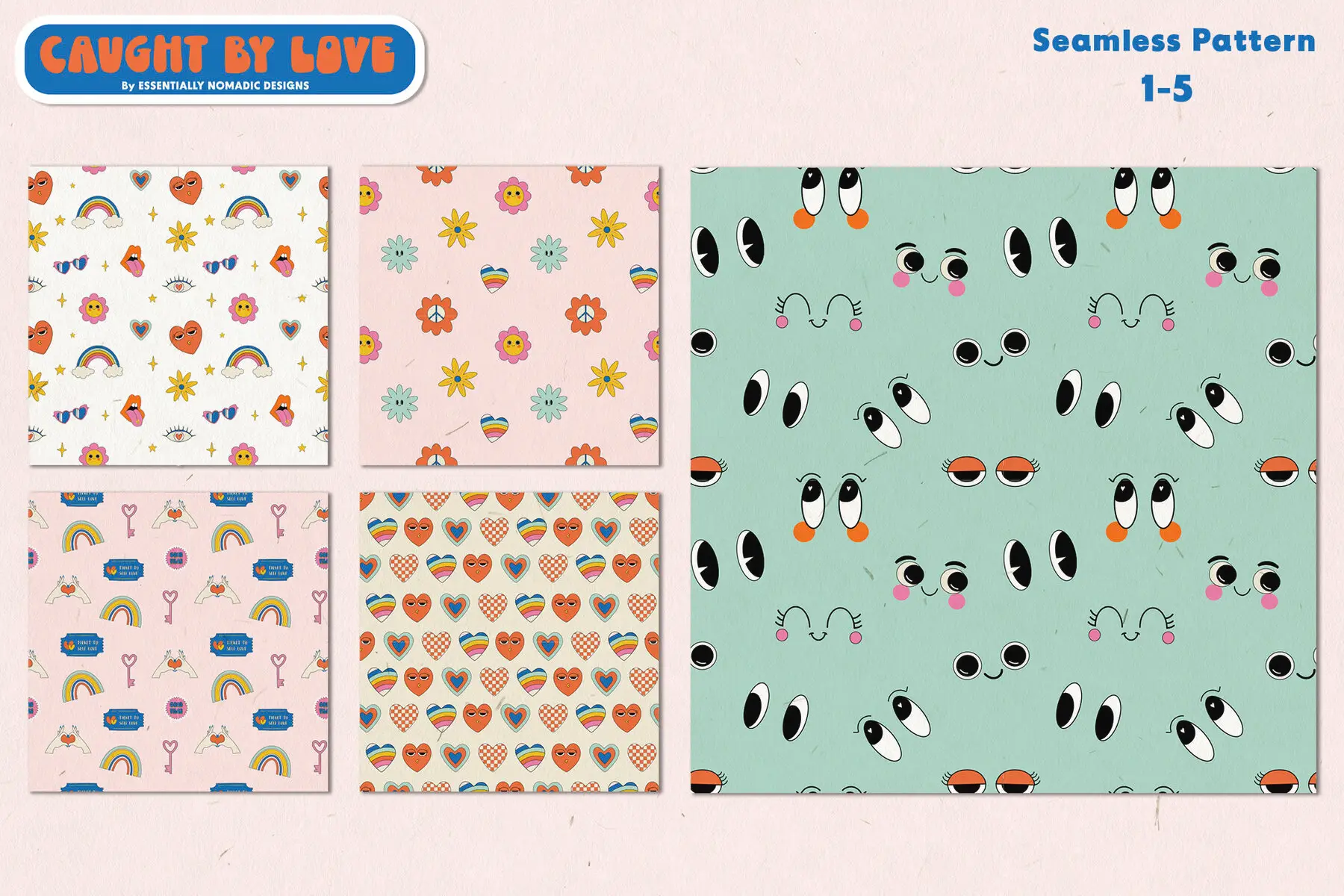 Retro Valentines Day Graphic Collection Illustrations - YouWorkForThem