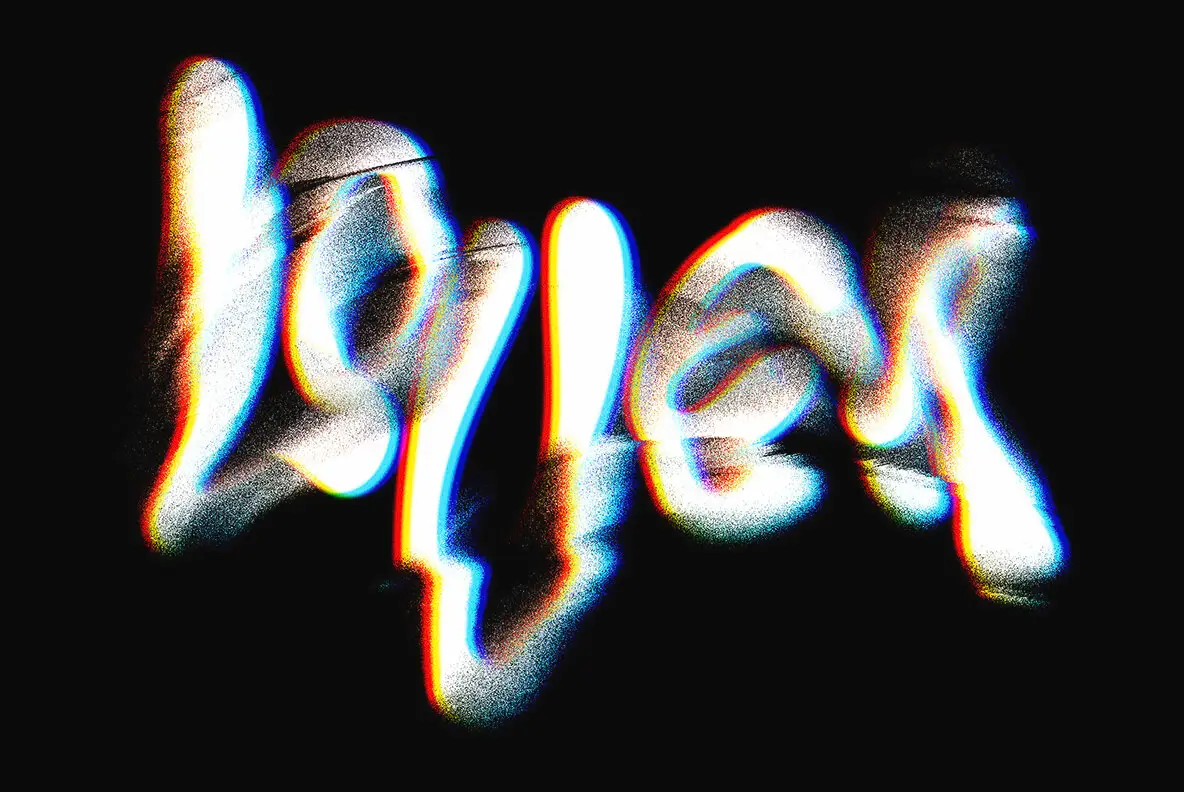 Distortion Mash Text Effect - YouWorkForThem